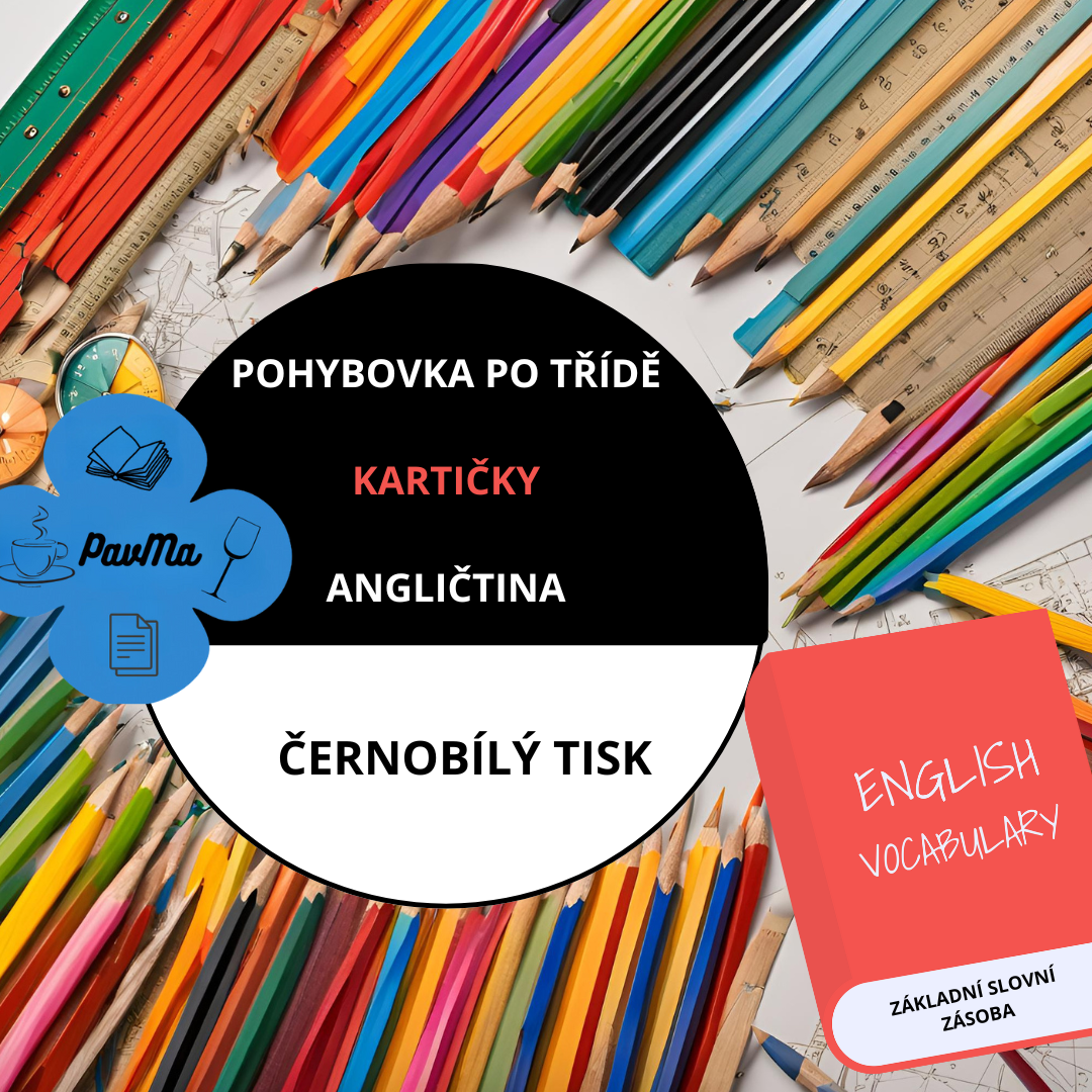 ENGLISH: Pohybovka po třídě: Kartičky pro motivační učení - Anglický jazyk | UčiteléUčitelům.cz
